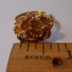 Avon | Jewelry | Vintage Avon Gold Tone Carnation Flower Ring | Poshmark